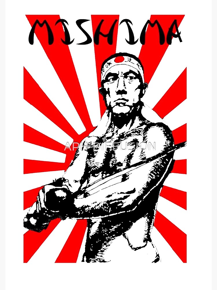 "Yukio Mishima Japan Japan Kamikaze Rising Sun" Poster by APH-DIFFUSION ...