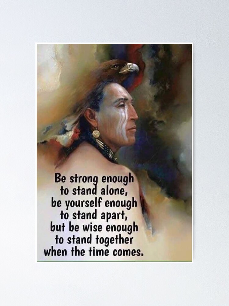 "Cree American Indian Proverb" Poster for Sale by sourceoflife | Redbubble