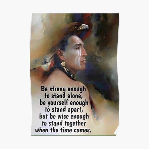 "Cree American Indian Proverb" Poster for Sale by sourceoflife | Redbubble