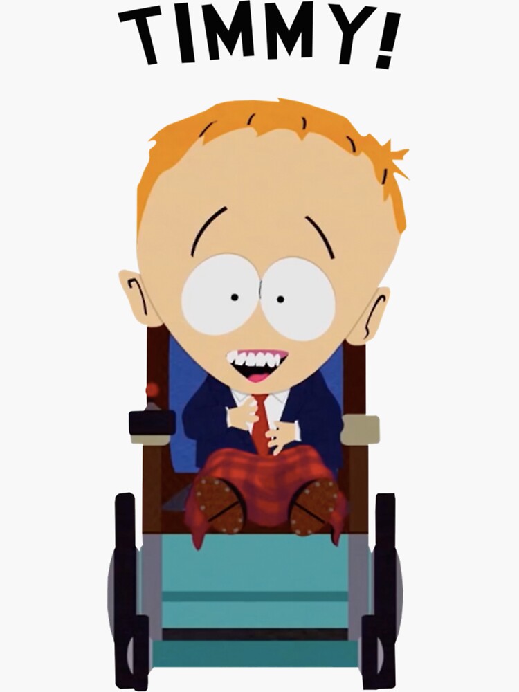 "South Park - Timmy! " Sticker by eeSwanns | Redbubble