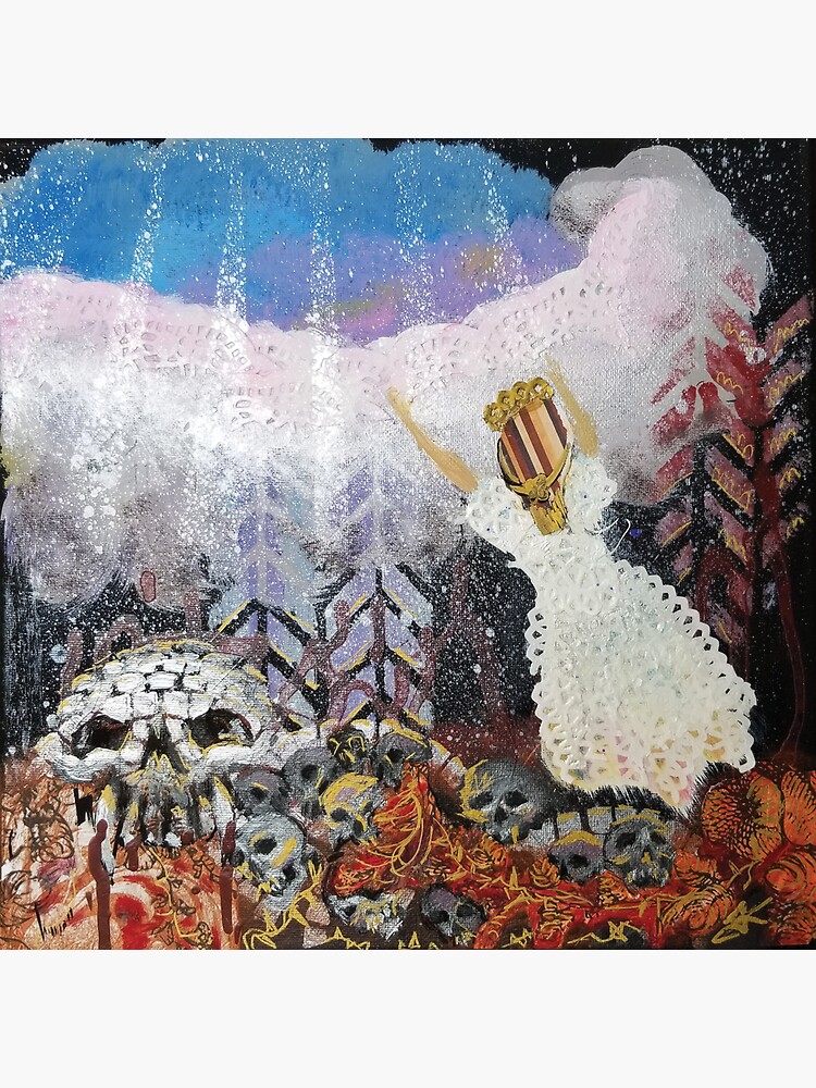 "Rapture of the Bride Escape from Hell on Earth Mixed Media Art ...