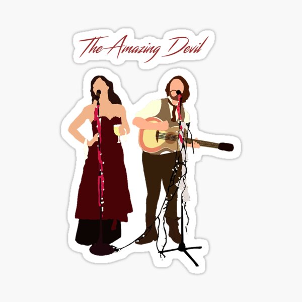 "The Amazing Devil - Love Run" Sticker for Sale by NewYorkTorch | Redbubble