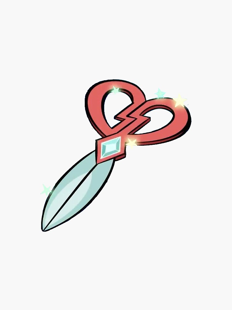 "Dimensional Scissors" Sticker for Sale by reginaelyse | Redbubble