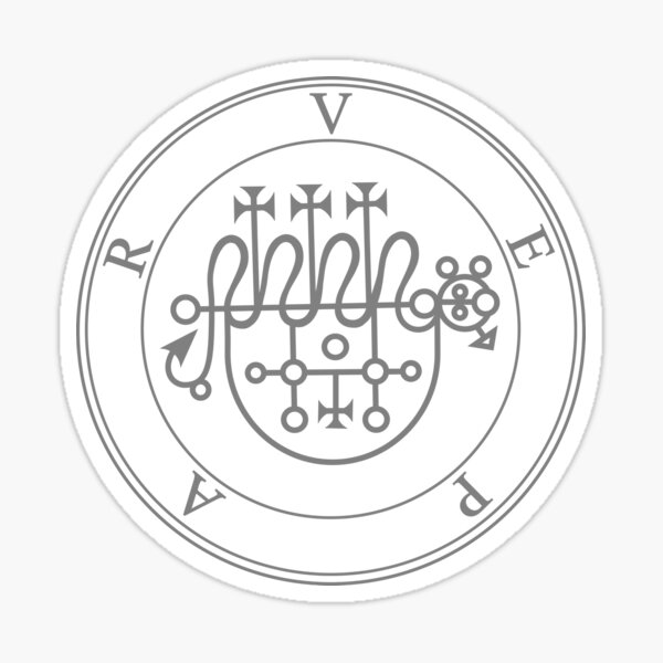 "Vepar - Goetia (grey)" Sticker by Shadow-Kingdom | Redbubble