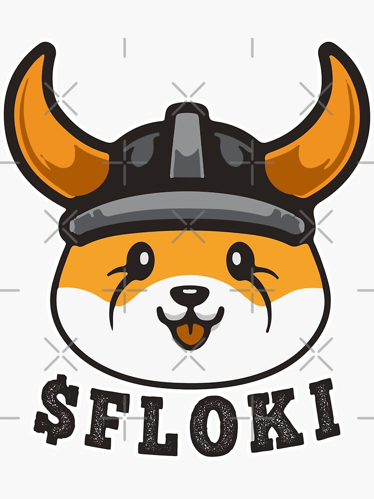 "Floki Inu FLOKI Cryptocurrency / Floki Inu Coin / Floki Inu Head With ...