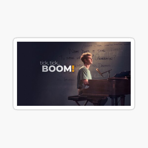 "Tick Tick Boom, Andrew Garfield" Sticker by buycraft | Redbubble