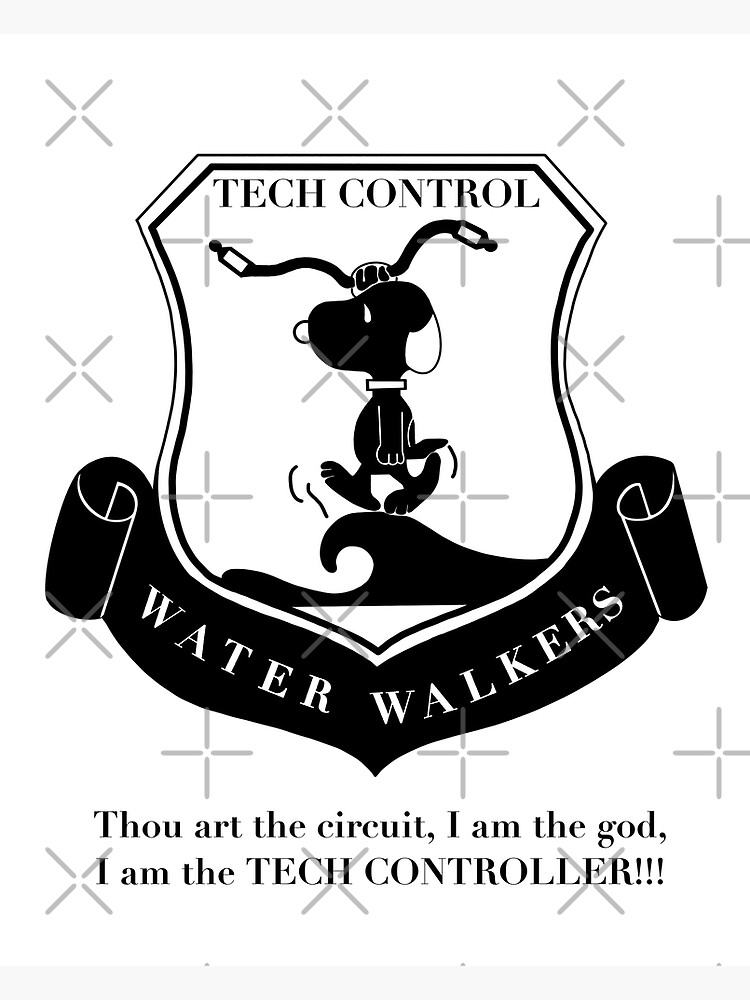 "Tech Control Logo " Art Print by OldSoulWildMind | Redbubble