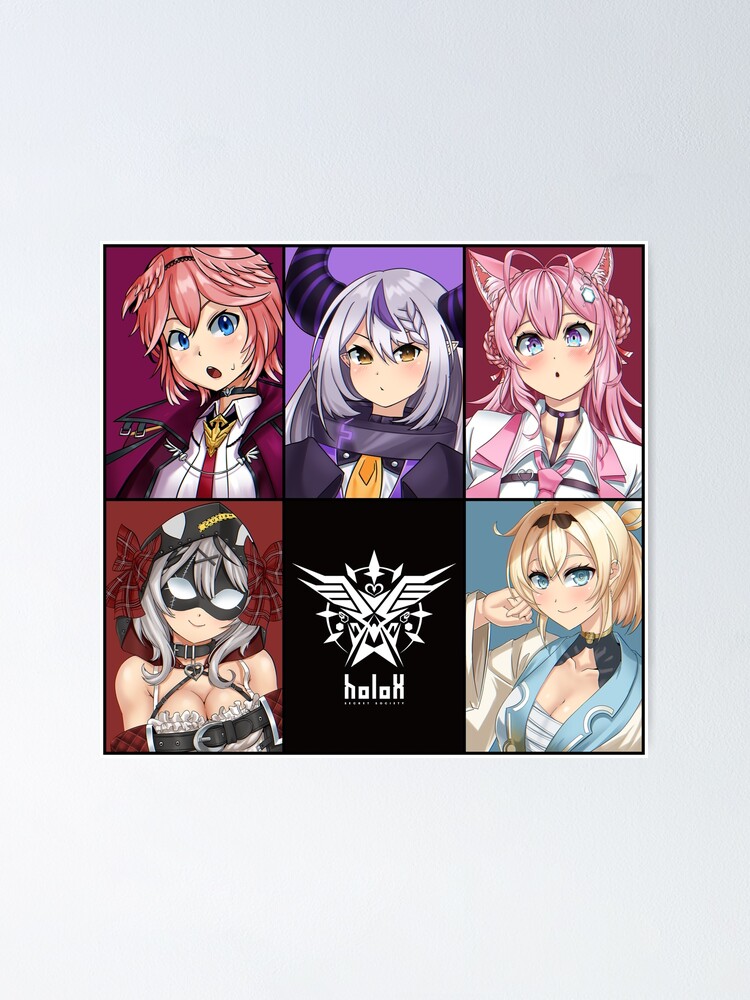 "Hololive 6th Genereation HoloX" Poster for Sale by pandoodraws | Redbubble