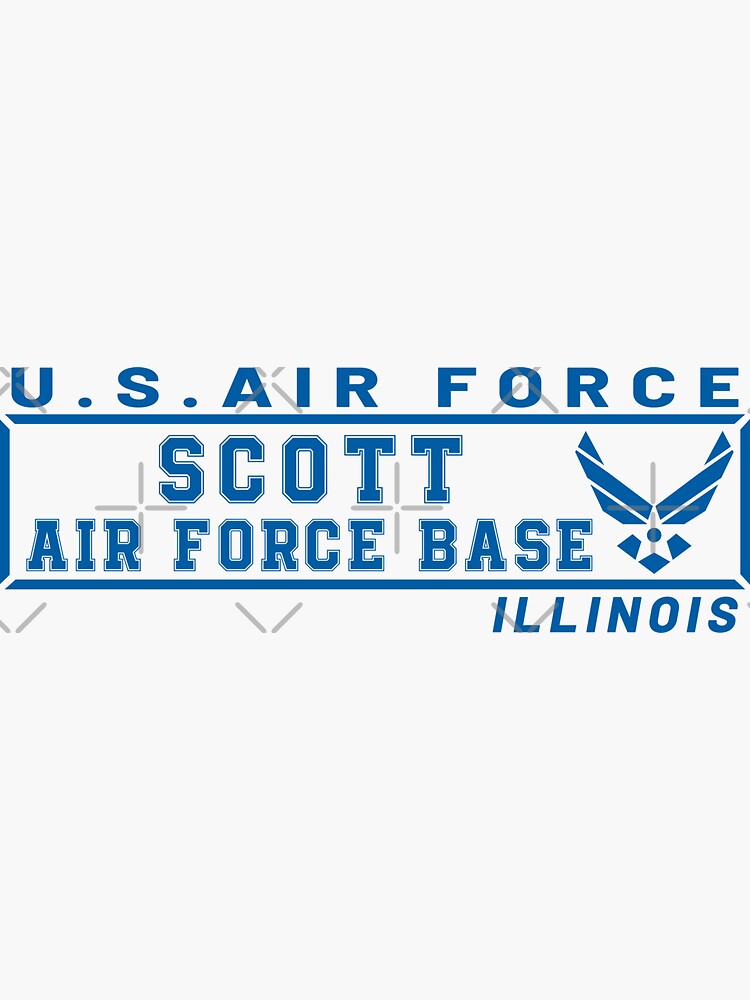 "Scott Air Force Base" Sticker for Sale by BennyRamirez | Redbubble