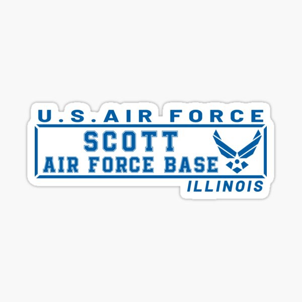 "Scott Air Force Base" Sticker by BennyRamirez | Redbubble