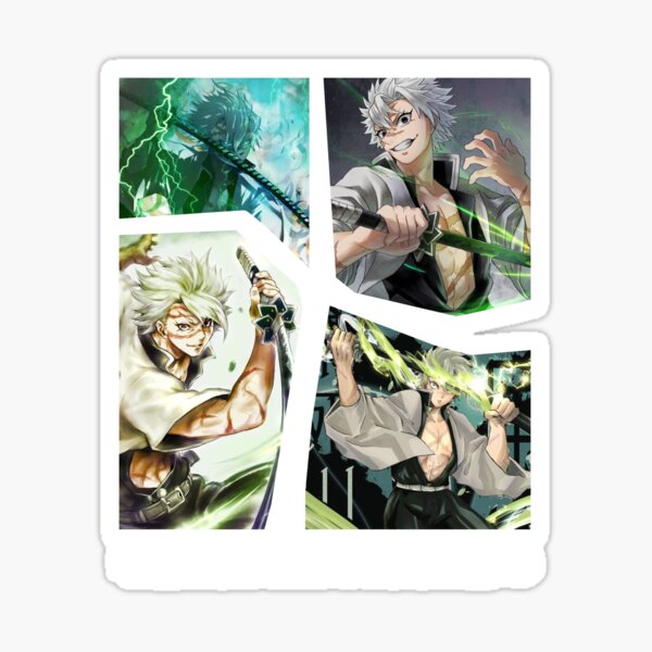 "Sanemi Shinazugawa Demon Slayer" Sticker by Bangcen | Redbubble