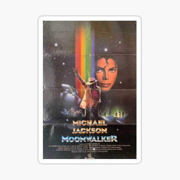 "Jackson MoonWalker Poster" Sticker by joehopters | Redbubble