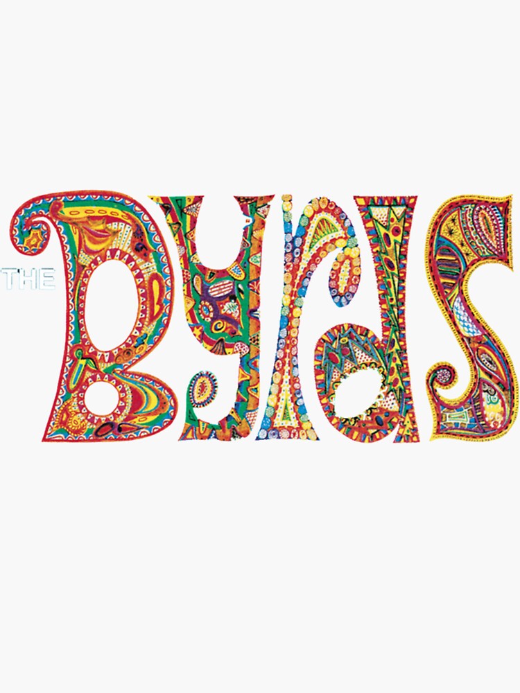"Byrds art " Sticker by magicalgadabous | Redbubble