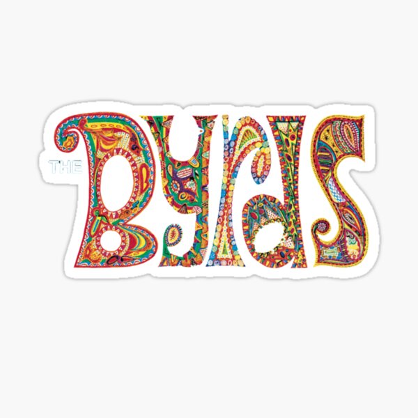 "Byrds art " Sticker by magicalgadabous | Redbubble