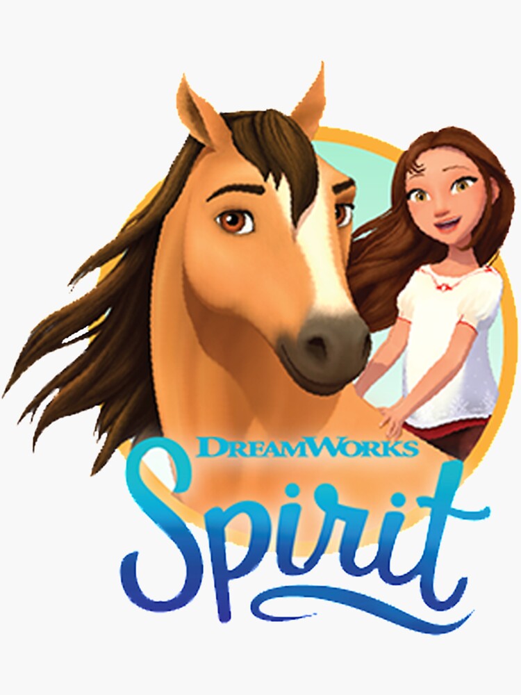 "Spirit Riding Free " Sticker for Sale by Mustelacanaviar | Redbubble
