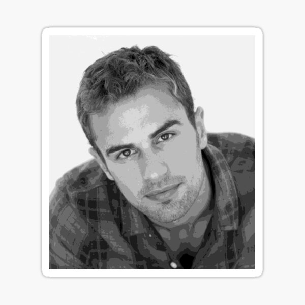"Theo James Pop Art Portrait" Sticker for Sale by saintiro | Redbubble