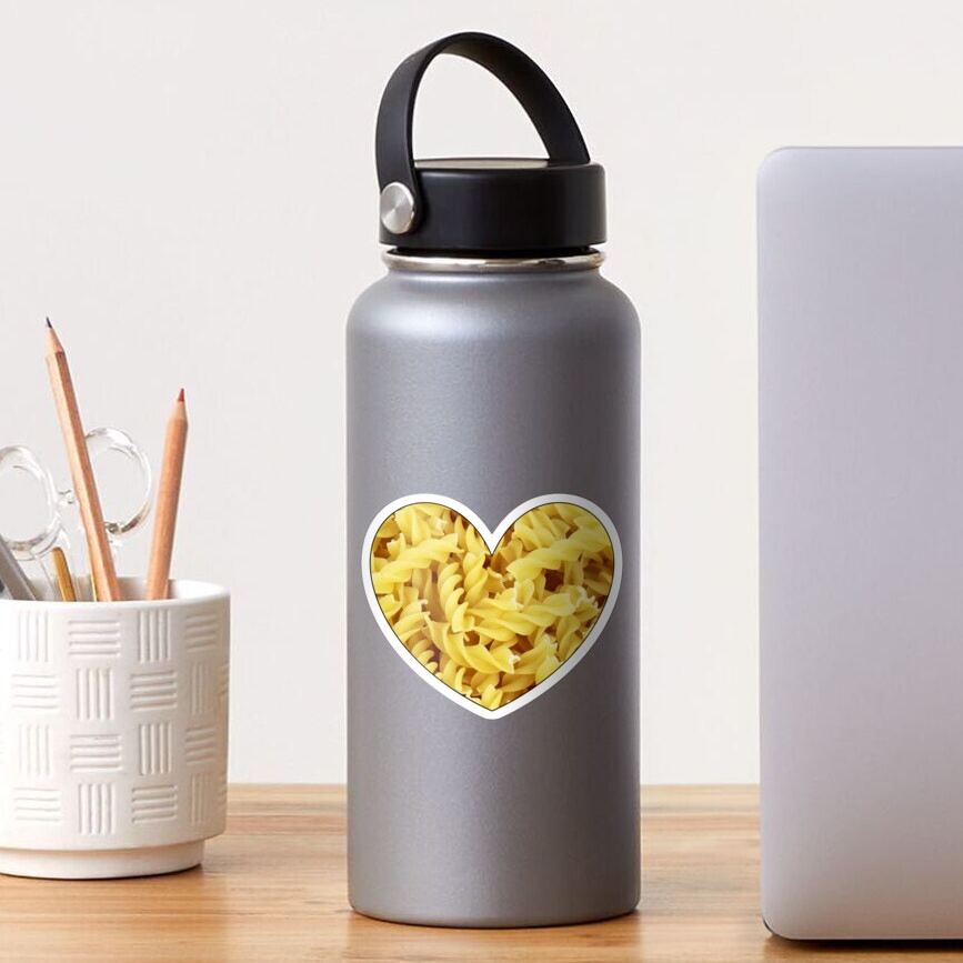 "Pasta Heart" Sticker by Kcardone | Redbubble