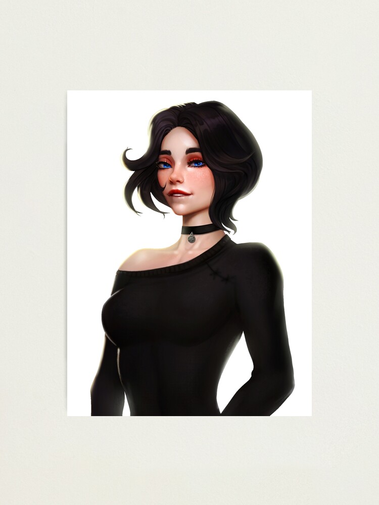 "Doomer Girl (SFW Version)" Photographic Print for Sale by Jesus Loves Ponies | Redbubble