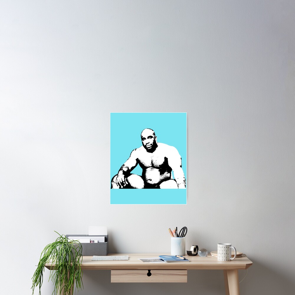 "Barry Wood ( Naked Guy Sitting on a Bed ) " Poster for Sale by ...