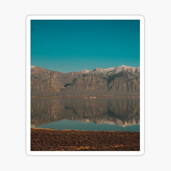 "Lake and Mountain View" Sticker for Sale by brookemiller801 | Redbubble