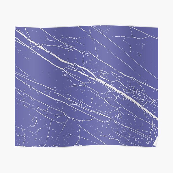 "Very Peri & White Alyssum" Poster for Sale by Kettukas | Redbubble