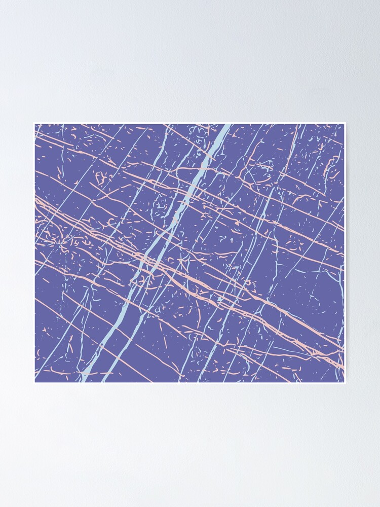 "Very Peri, Spun Sugar & Gossamer Pink" Poster by Kettukas | Redbubble
