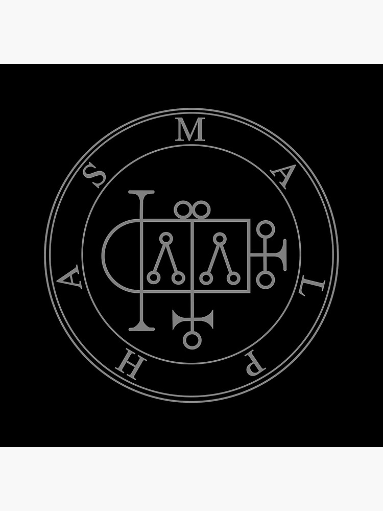 "Malphas - Goetia (grey)" Poster by Shadow-Kingdom | Redbubble