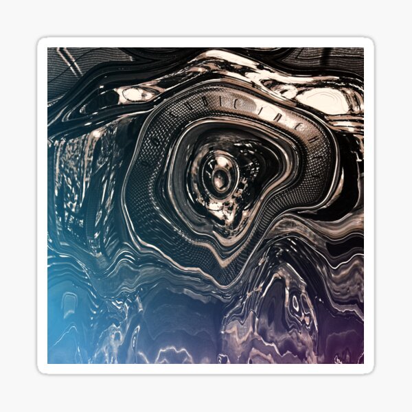 "Melting Machine" Sticker for Sale by perkinsdesigns | Redbubble