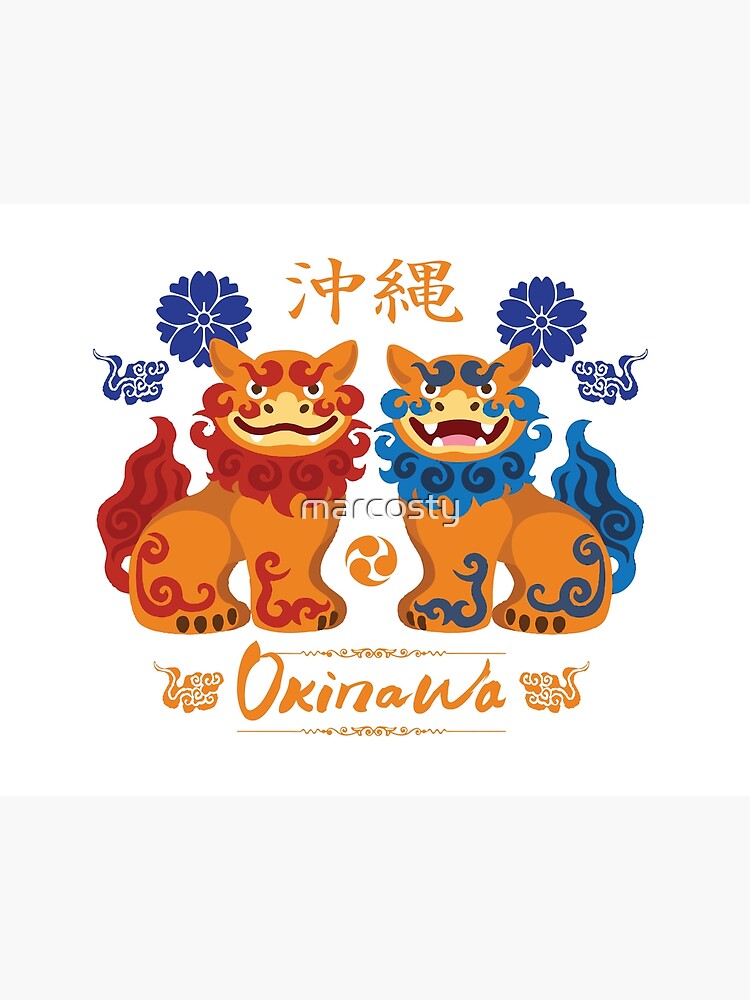 "Okinawa Shisa" Art Board Print for Sale by marcosty | Redbubble