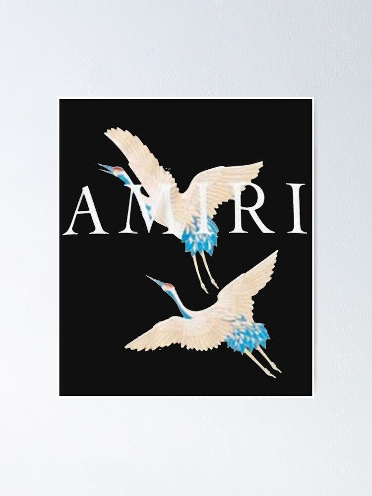 "Amiri Logo" Poster for Sale by LuxuryVerified | Redbubble