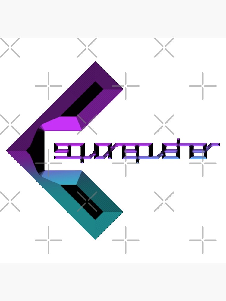 "Square Pusher Logo Metallic" Poster for Sale by Joe-byron | Redbubble