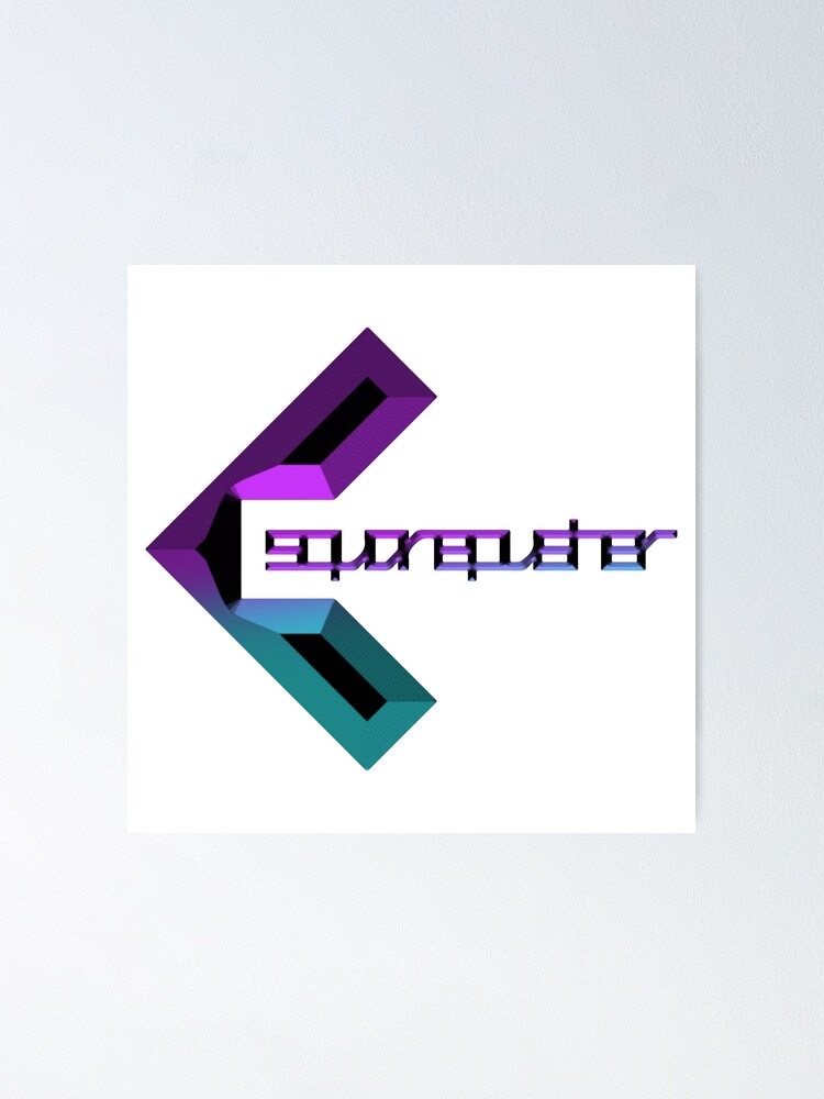 "Square Pusher Logo Metallic" Poster for Sale by Joe-byron | Redbubble
