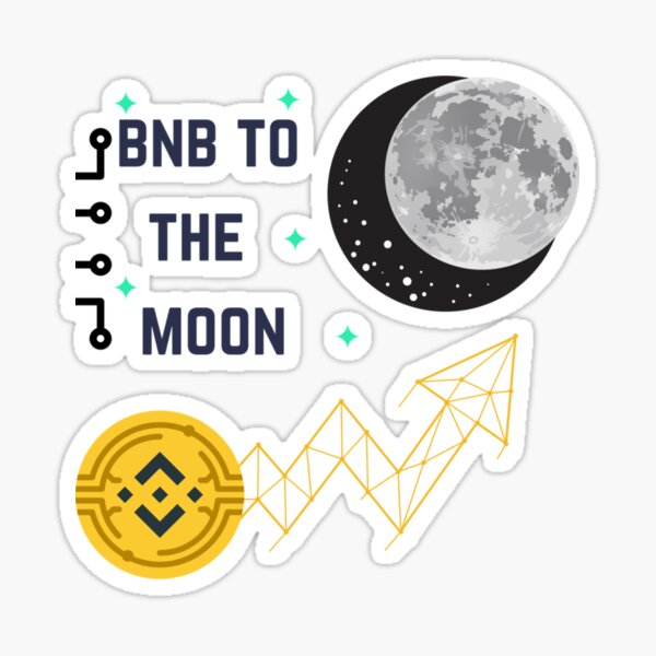 "Bnb Coin " Sticker for Sale by Cryptochipss | Redbubble