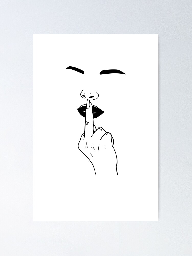 "Middle finger" Poster by zaher97 | Redbubble