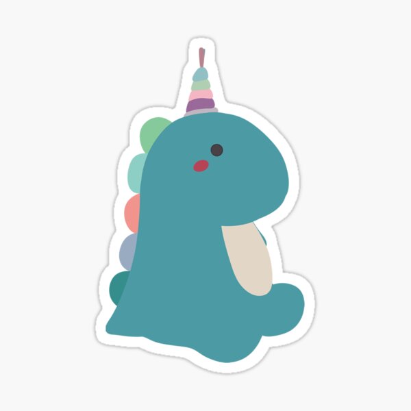 "Lovely ocean blue unicorn" Sticker for Sale by Bella510 | Redbubble
