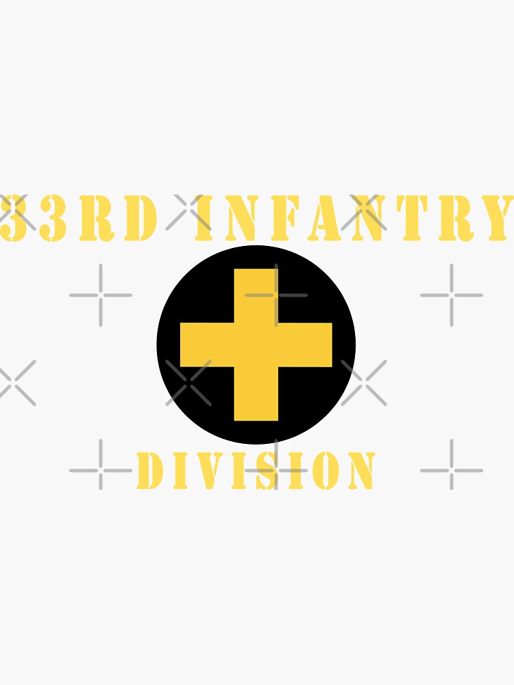 "Army - 33rd Infantry Division X 300 - Hat" Sticker for Sale by ...