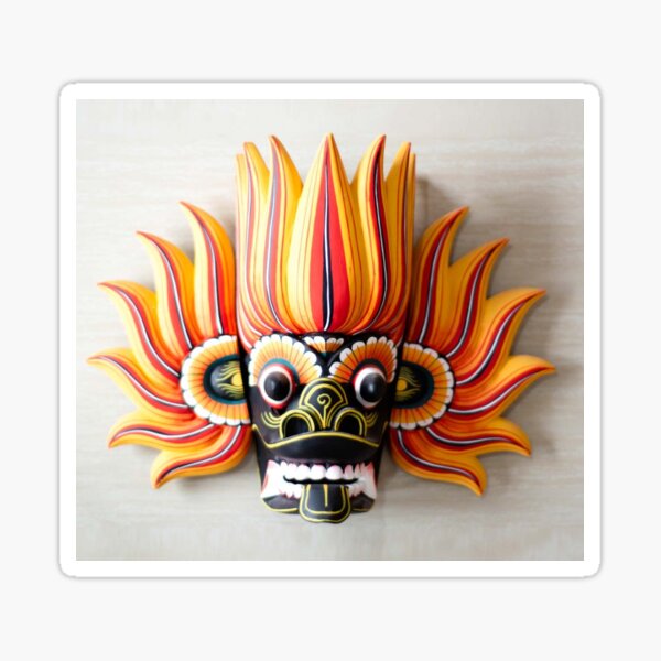 "Gara Yaka" Sticker for Sale by Sri91 | Redbubble