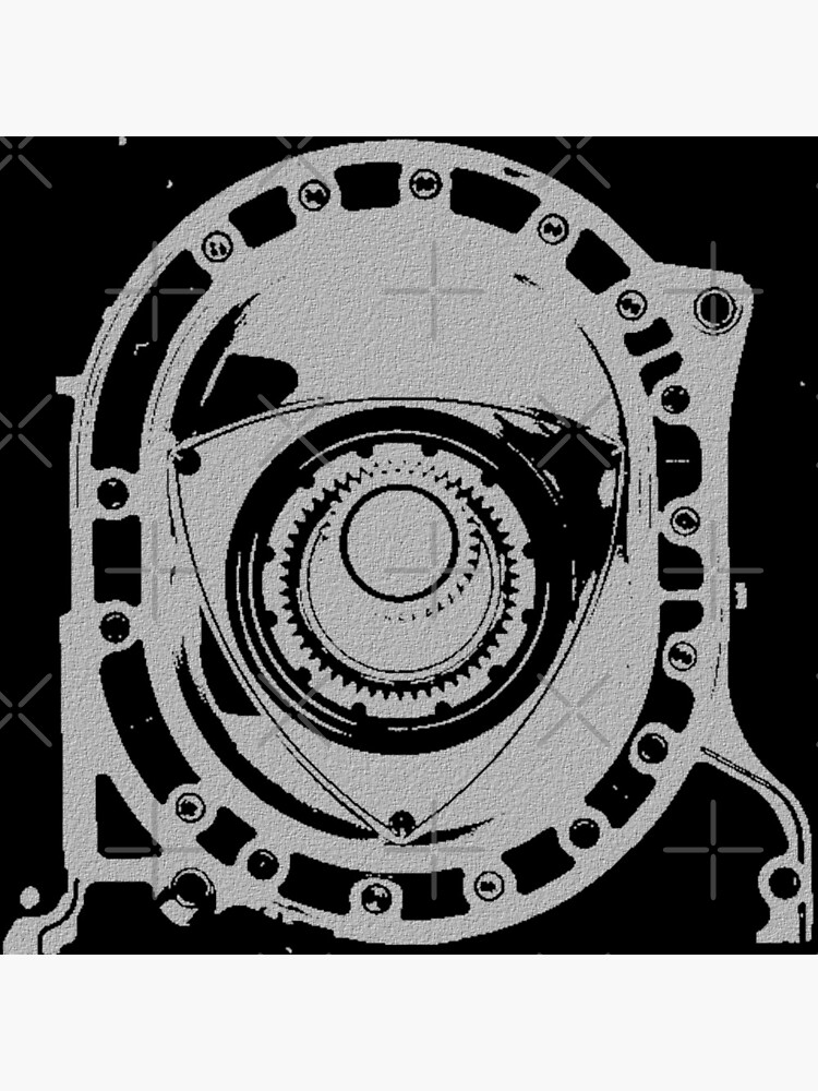 "Wenkel Rotary Engine " Poster for Sale by CitiesonWalls | Redbubble