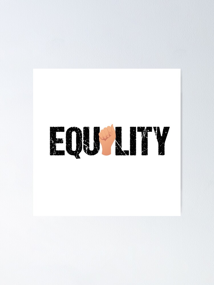 "Equality For Deaf People Sign Language" Poster by Urosek | Redbubble