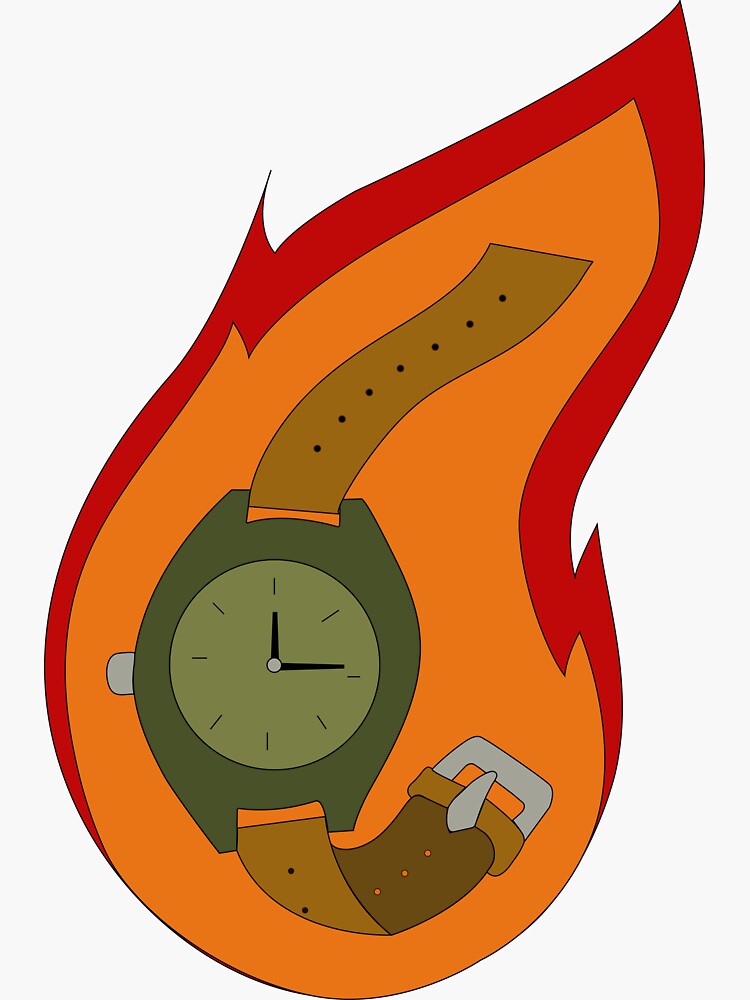 "Fire Watch" Sticker for Sale by goodbai | Redbubble