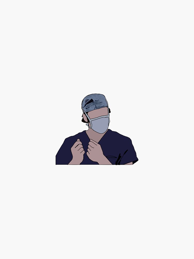 "Derek Shepherd" Sticker by PaigeLydia | Redbubble