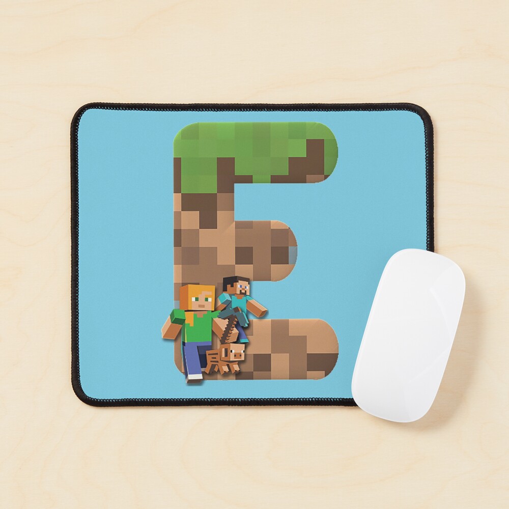 "Minecraft Personal Name Letter E" Sticker for Sale by ddkart | Redbubble
