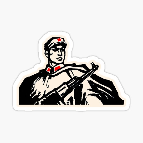 "Freedom Fighter AK47" Sticker by CommunistGoods | Redbubble