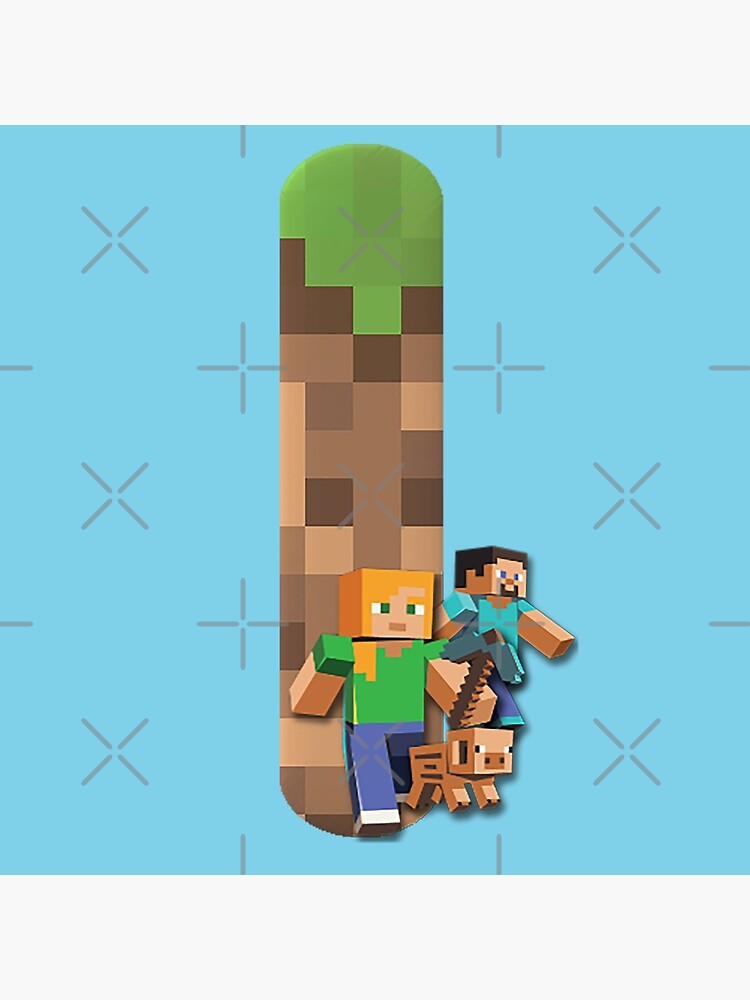 "Minecraft Personal Name Letter I" Poster for Sale by ddkart | Redbubble