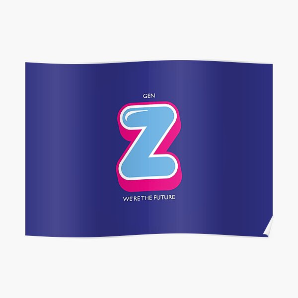 "Gen Z flag" Poster for Sale by sakramento | Redbubble