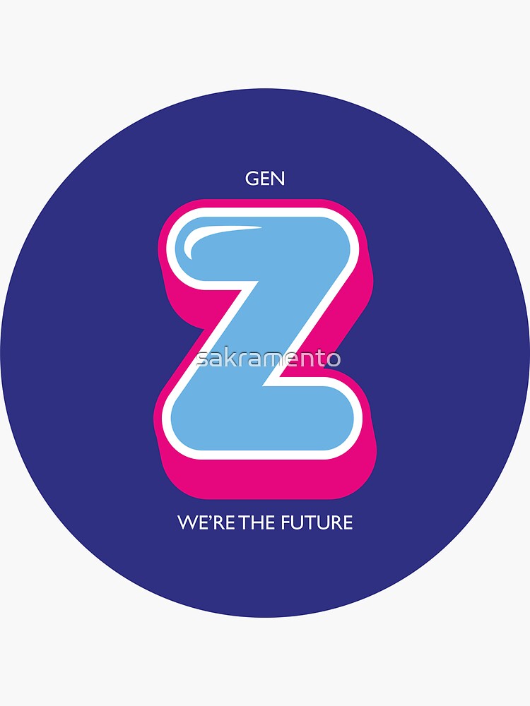 "Gen Z flag" Sticker for Sale by sakramento | Redbubble