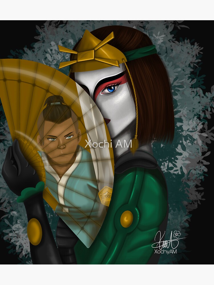 "Suki and Sokka" Sticker for Sale by RareKinoko | Redbubble