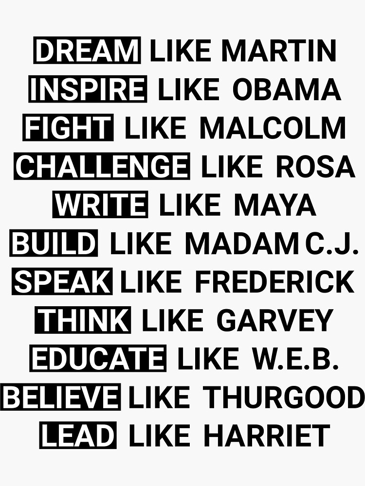 "Funny Dream Like Martin Inspire Like Obama Fight Like Malcolm ...