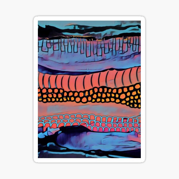 "City Scales" Sticker for Sale by PlanetJanetArt | Redbubble