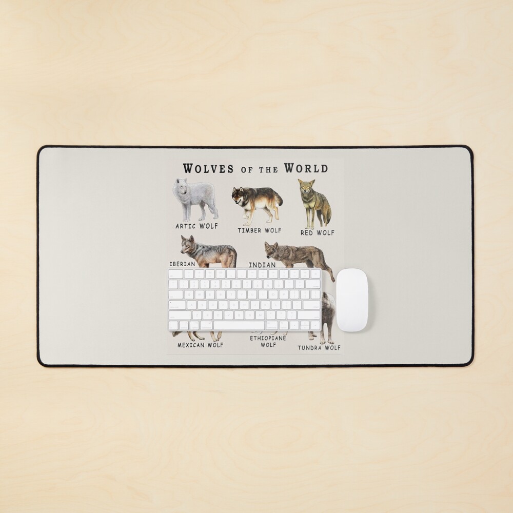 "Wolves of the World" Art Board Print for Sale by AzalaiBubbles | Redbubble